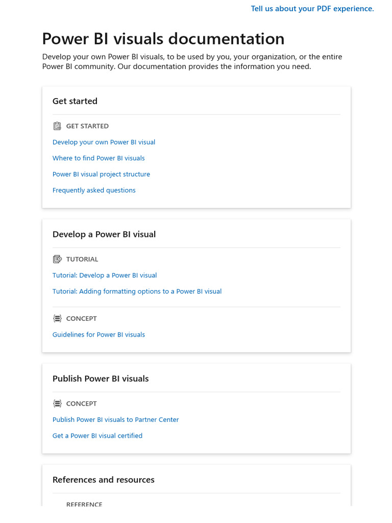 Power Bi Developer Visuals | PDF | Json | Computer File