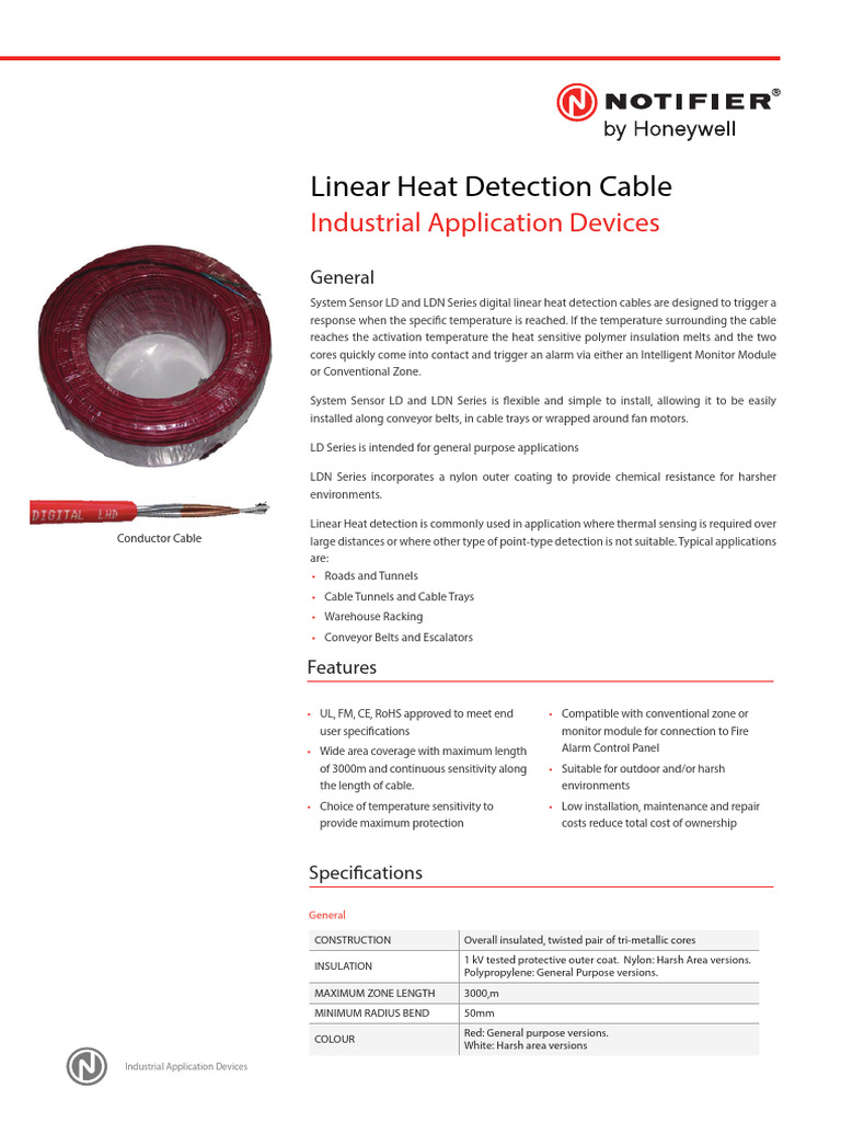 DOC-02-122 Linear - Heat - Detection - Revc | PDF | Electrical ...