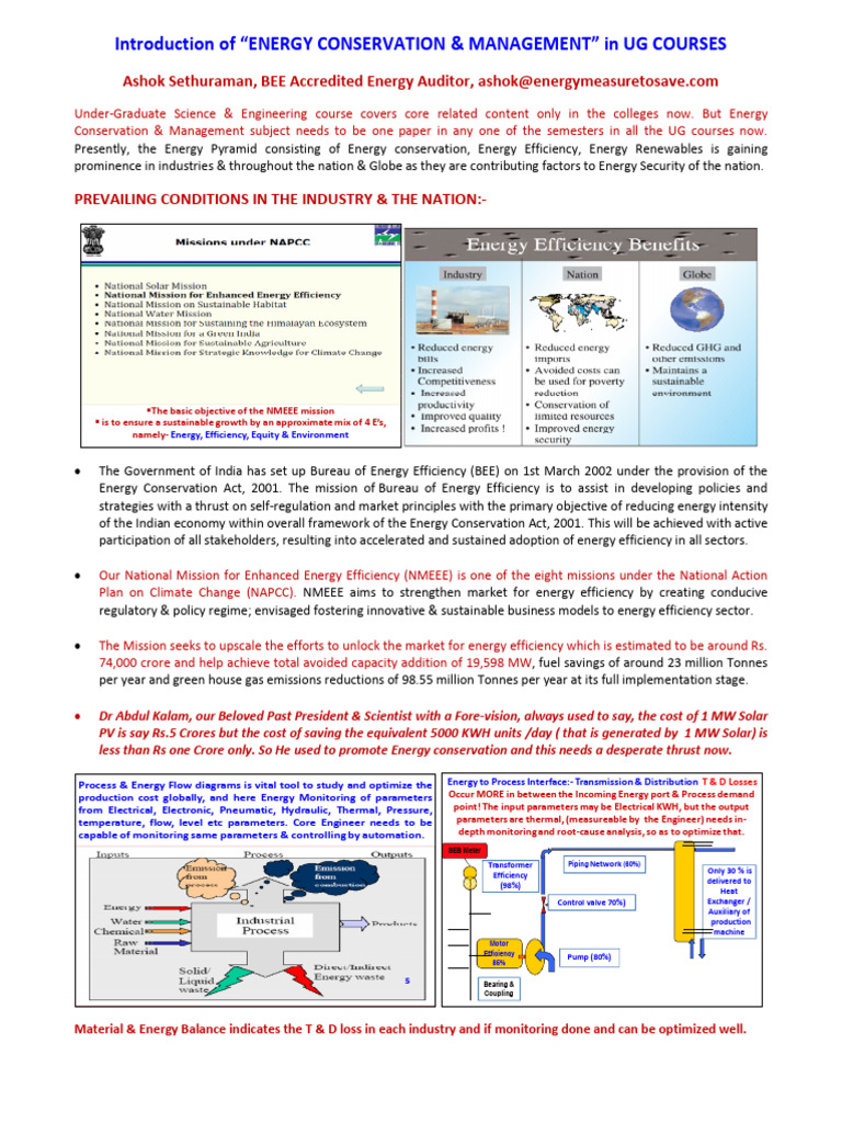 Introduction of Energy Conservation Management 1723426999 | PDF ...