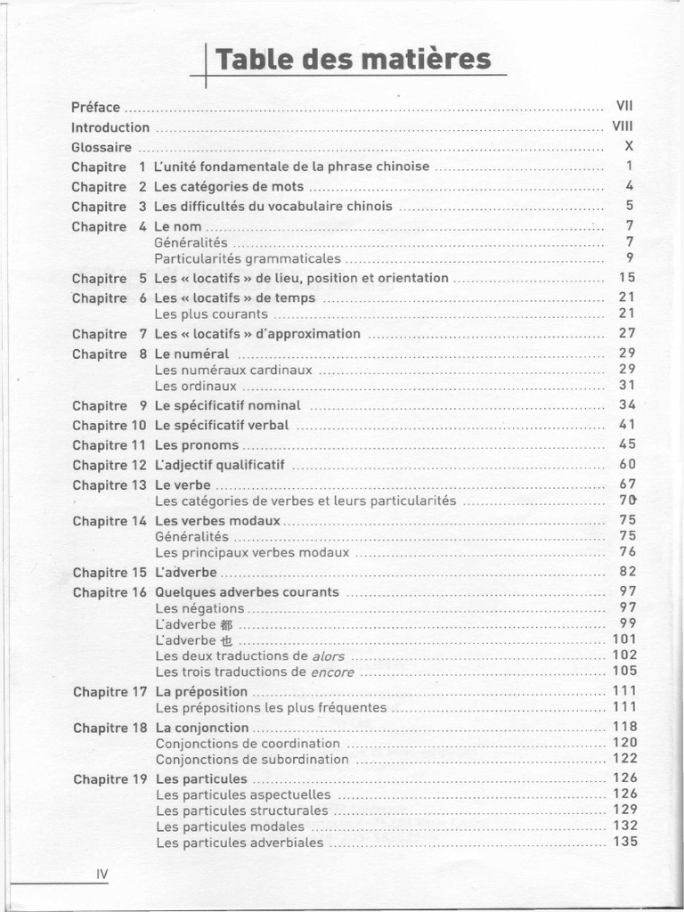 Roche Philippe Grammaire Active Du Chinois | PDF