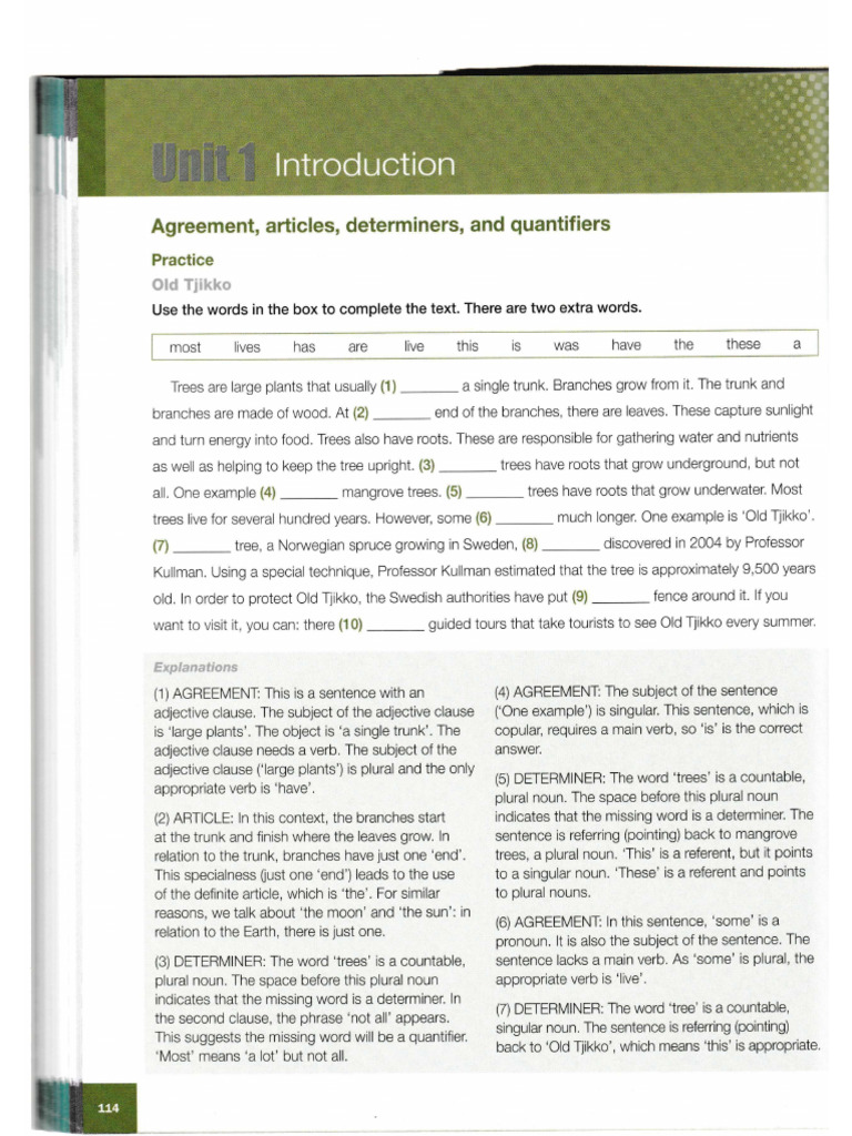 Cloze Reading Questions | PDF