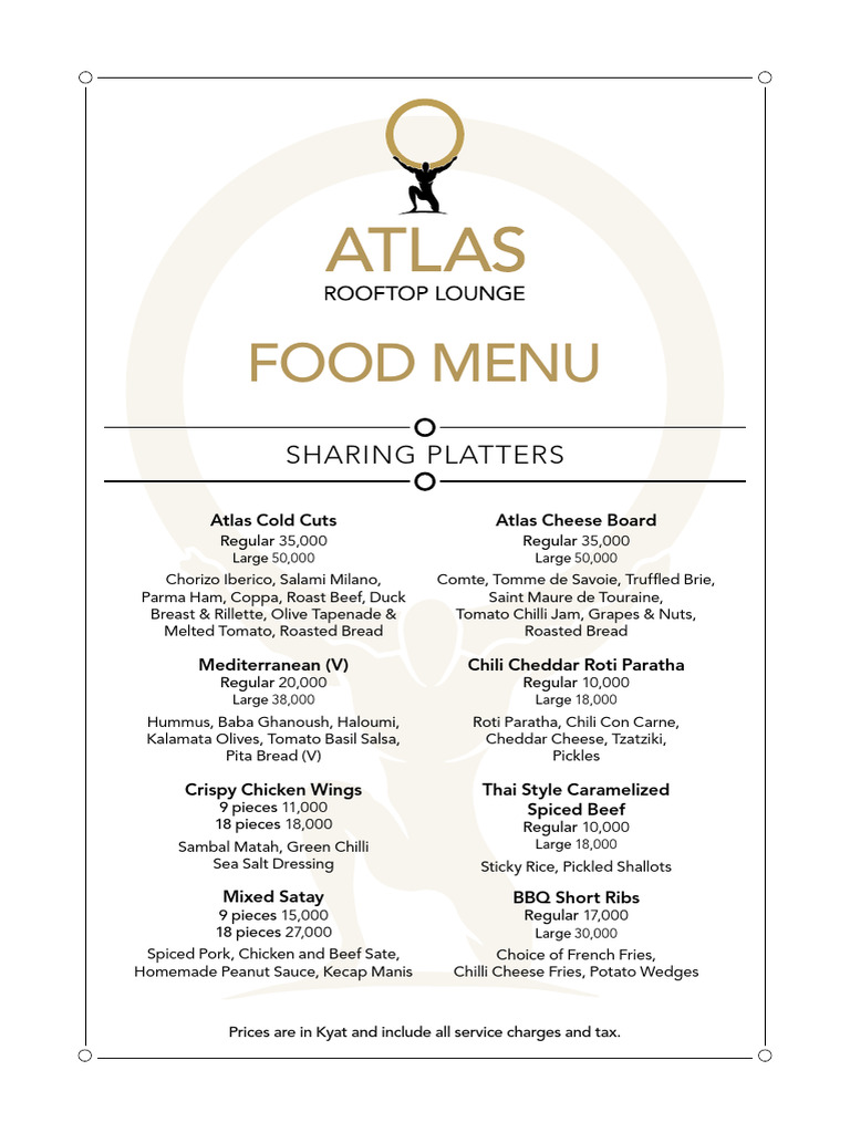 Atlas Food Menu 9 - 19 Web | PDF | French Fries | Salad