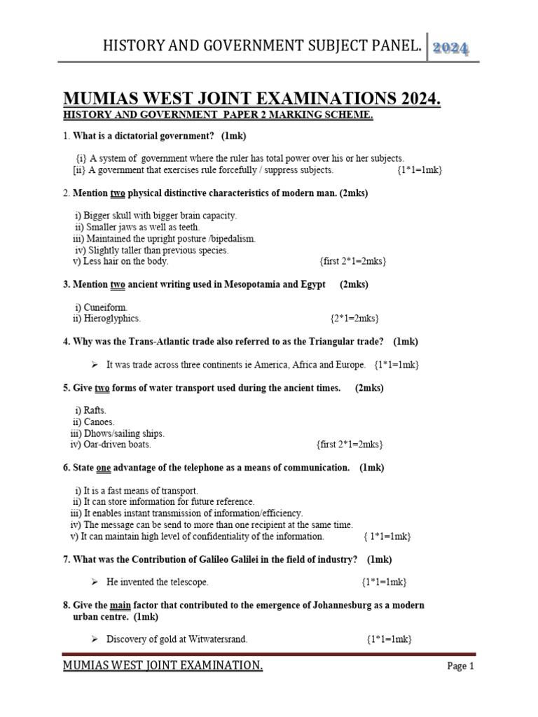 History Pp2 Ms | PDF | Treaty Of Versailles | League Of Nations