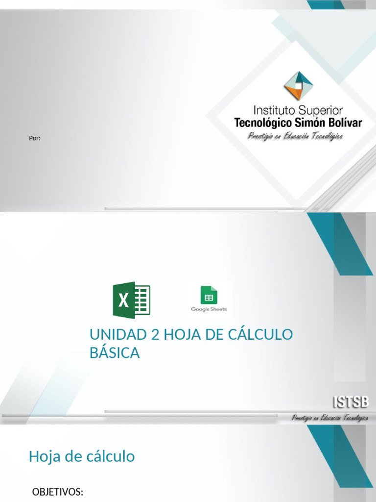 2 Clase OfimáticaHoja de Calculo | PDF | Hoja de cálculo | Microsoft Excel