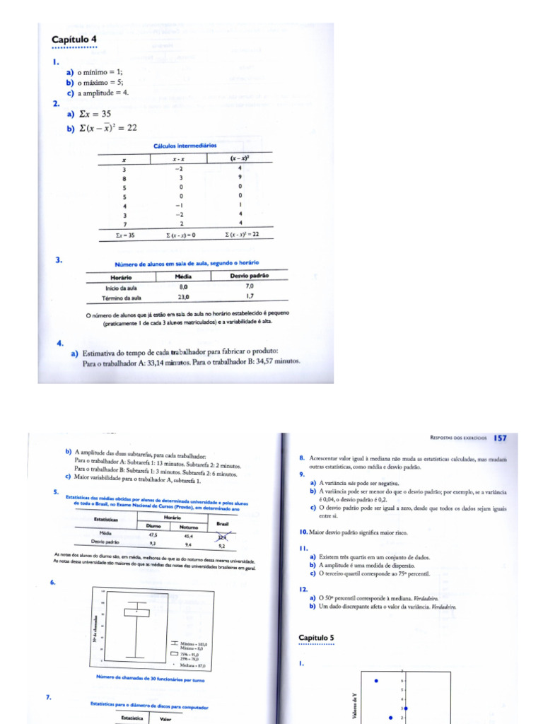 Exercicios Cap 4 5 Sonia Respostas | PDF