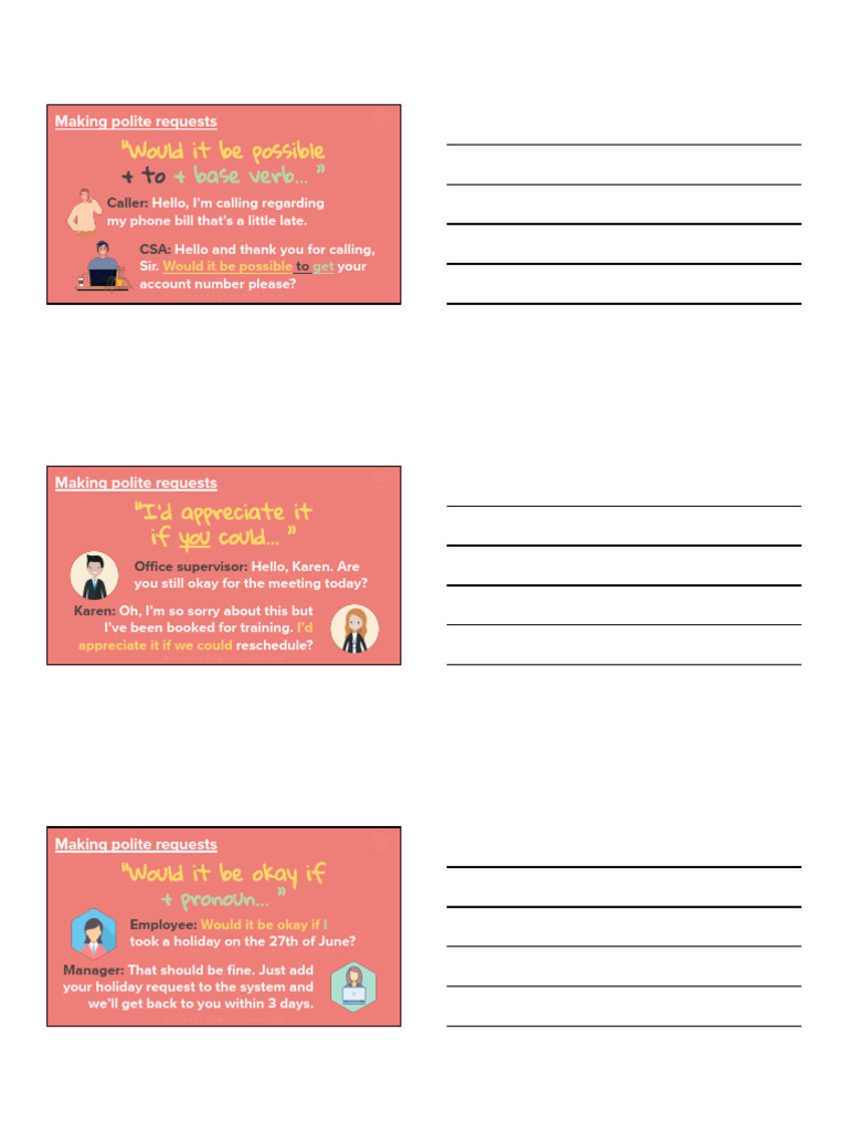 Making Polite Requests | PDF