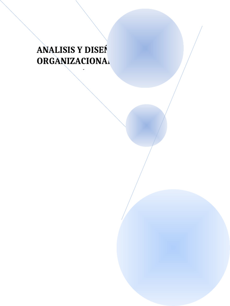 Análisis Organizacional | PDF | Business | Diseño