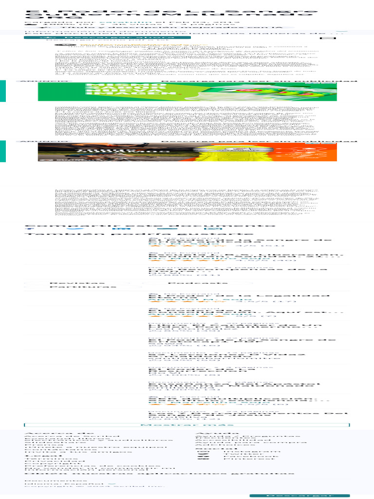 El Poder de La Sangre GuillermoMaldonado ORG PDF | PDF | Pecado | Jesús