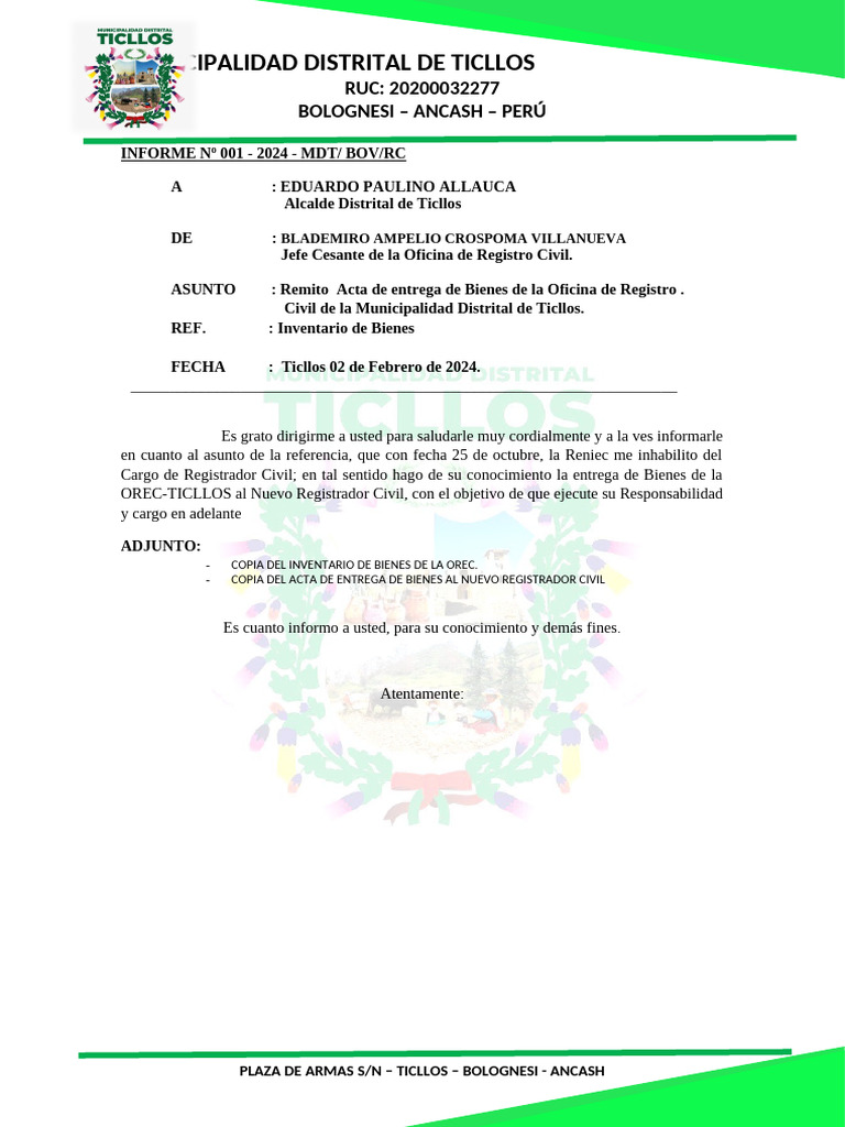 Inventario Orec - 2024 | PDF