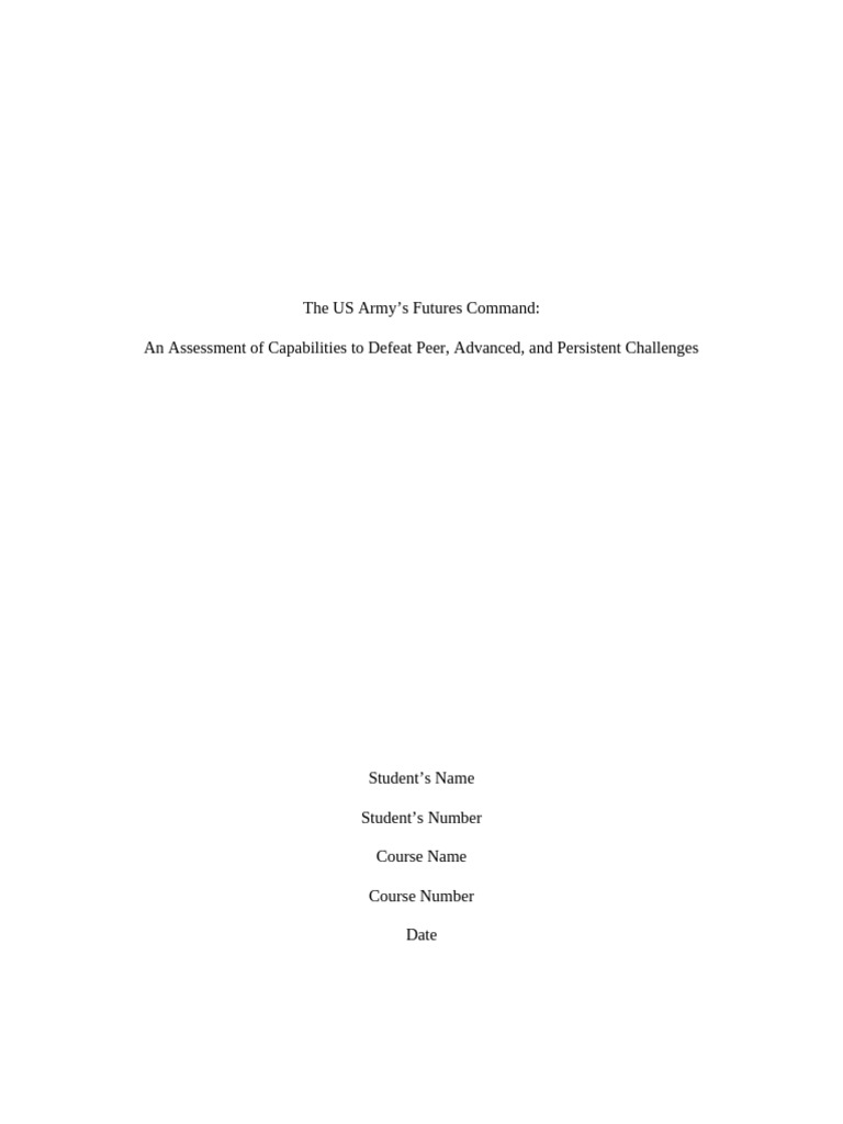 Army Paper - Completed by Samuel | PDF | Cyberwarfare | Security