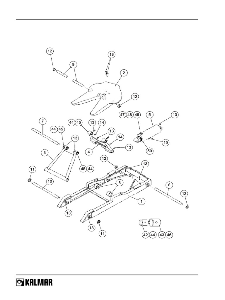 Kalmar Fifth Wheel Parts | PDF | Nut (Hardware) | Screw