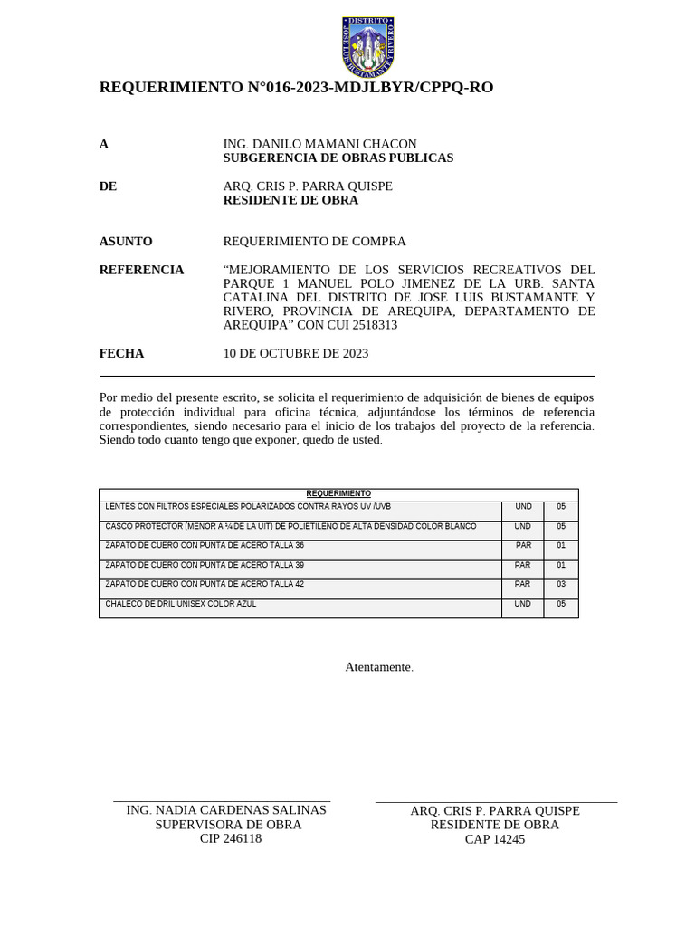 Requerimiento 016 Epps Oficina | PDF | Corrupción política