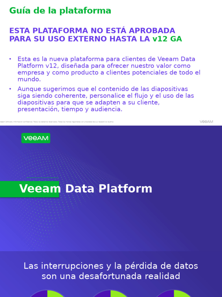 Veeam Data Platform v12: Seguridad y Recuperación | PDF | Computación en la nube | Apoyo