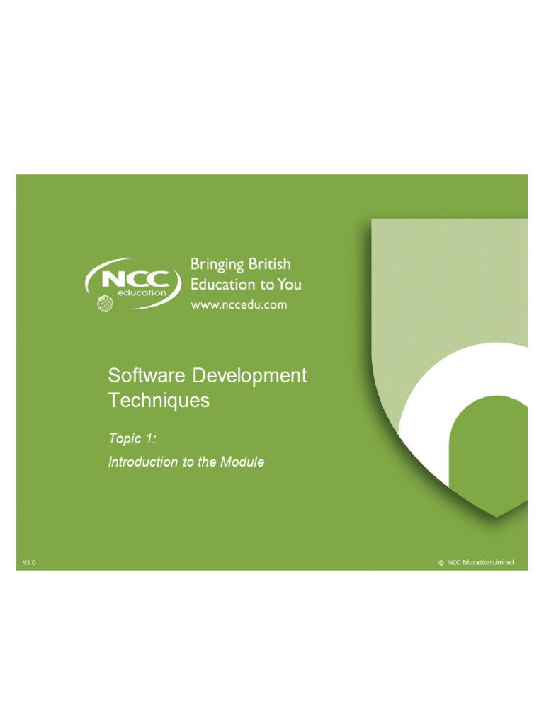 Software Development Techniques Overview | PDF | Software Development ...