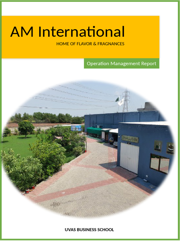 AM International Report POM | PDF | Perfume | Sugar Substitute