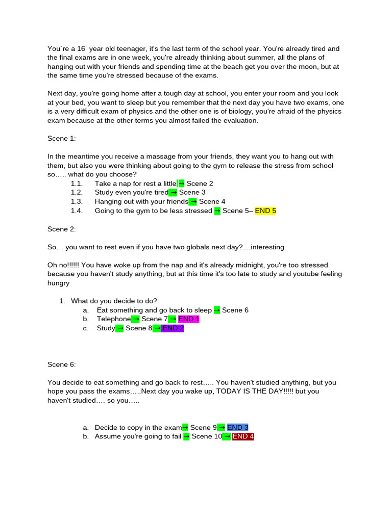 Facing exam stress | PDF Facing exam stress | PDF