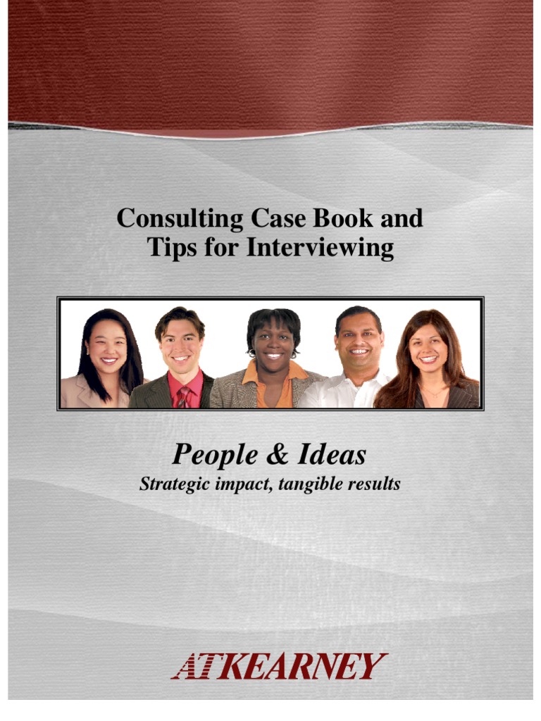 People & Ideas: Consulting Case Book and Tips For Interviewing ...