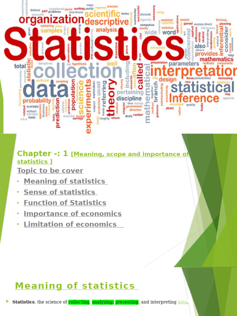 Chapter - 1 Statistics | PDF | Statistics | Data