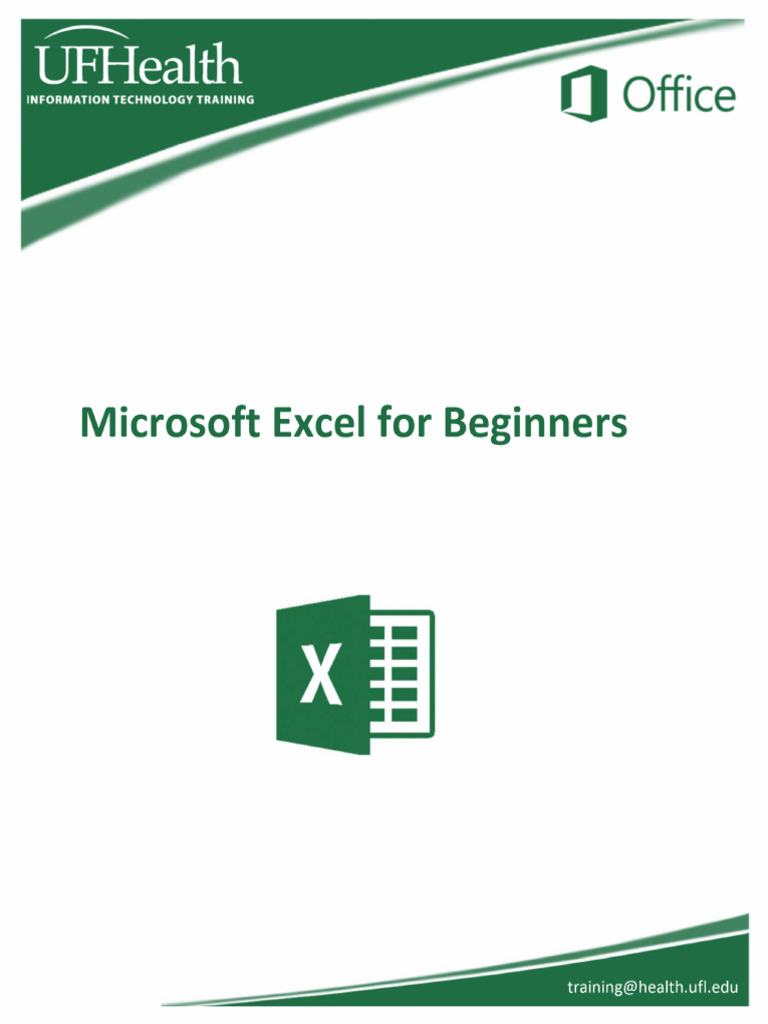 Microsoft Excel For Beginners | PDF
