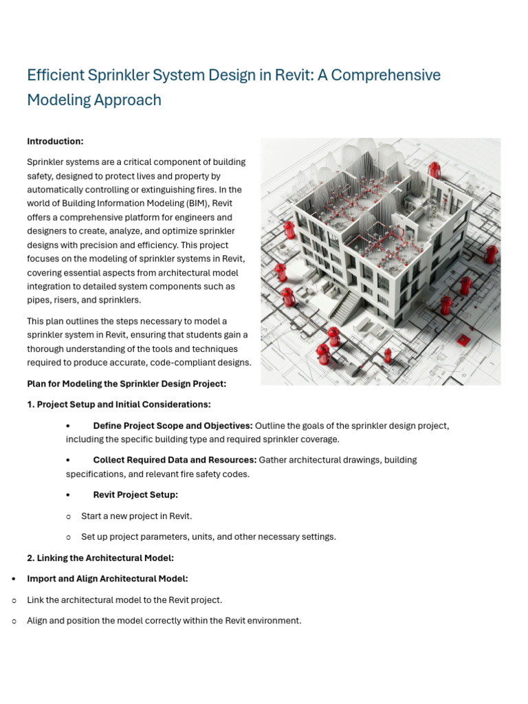 Efficient Sprinkler System Design in Revit | PDF | Autodesk Revit ...