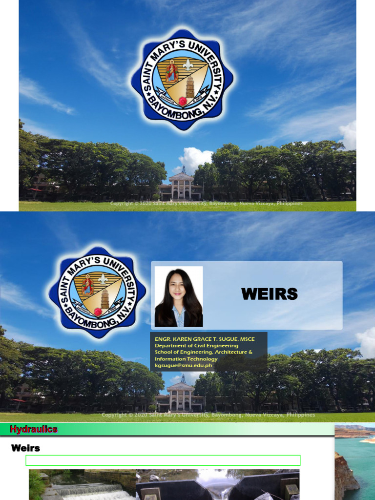 14 Weir | PDF | Discharge (Hydrology) | Earth Sciences