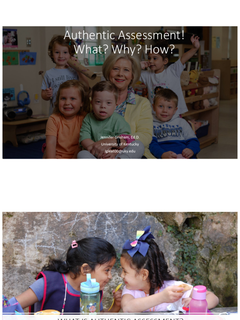 Authentic Assessment | PDF | Educational Assessment | Cognition