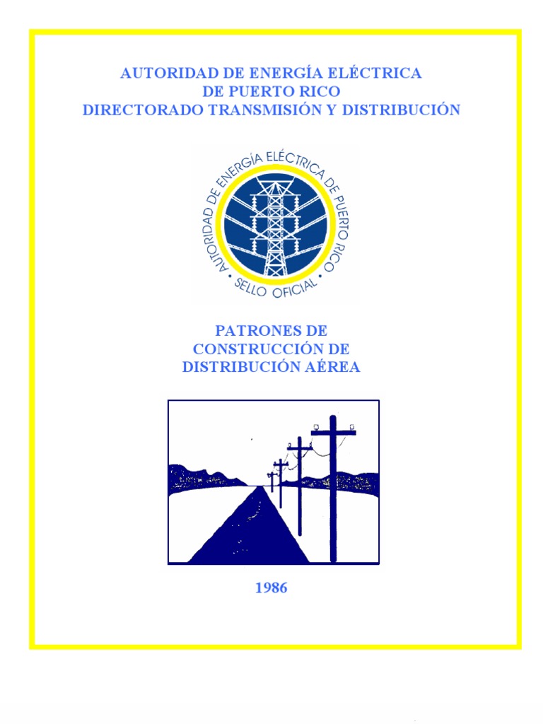 Patrones de Construccion de Distribucion Aerea | PDF