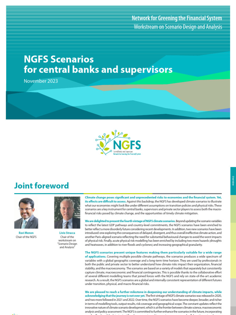 Latest-Ngfs Climate Scenarios For Central Banks and Supervisors Phase ...