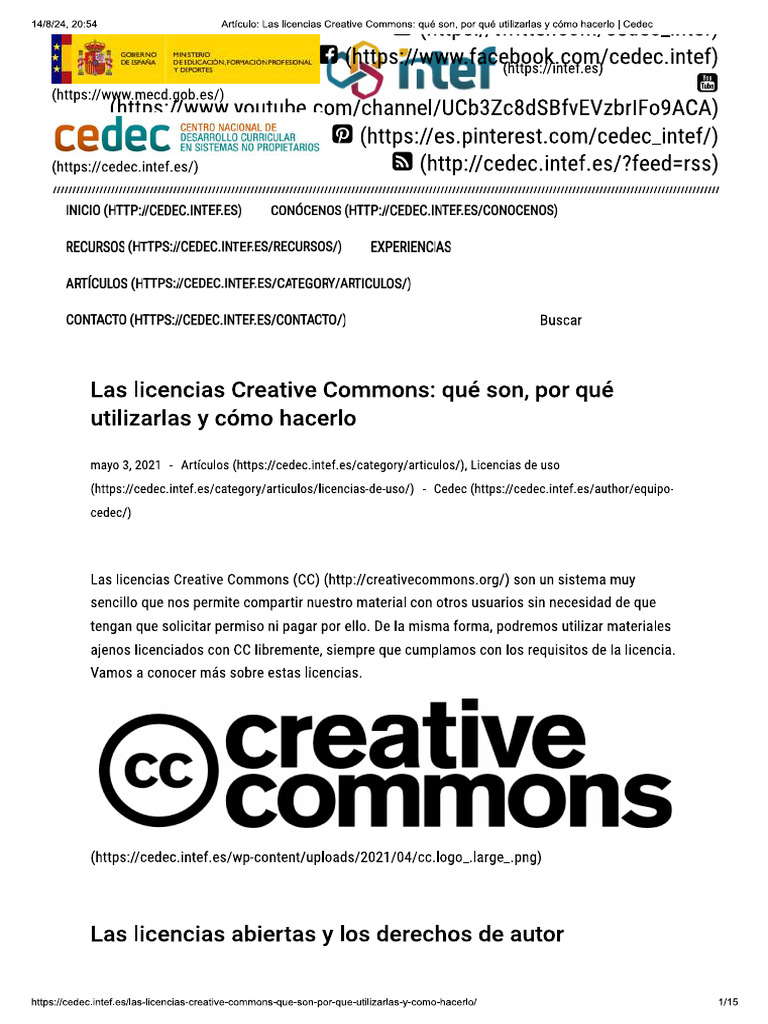 Creative Commons | PDF
