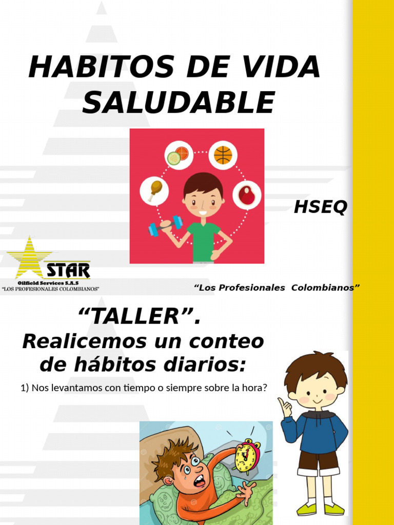 Habitos de Vida Saludable | PDF | Determinantes de la salud