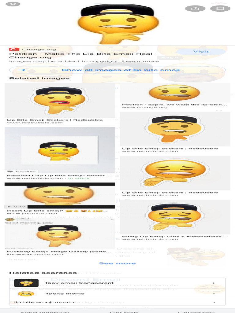Lip Bite Emoji - Google Search | PDF | Online Services | World Wide Web
