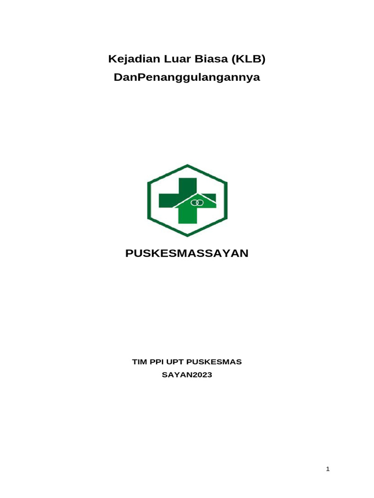Doc-Word Pedoman KLB | PDF