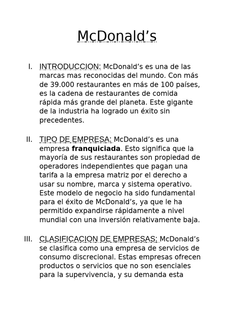 MC Donald | PDF | Mc Donald's | Marketing