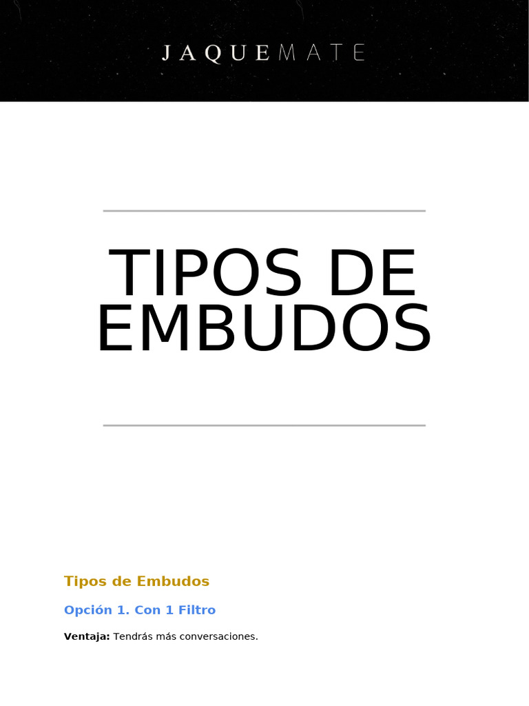 Tipos de Embudos | PDF | Información | Internet
