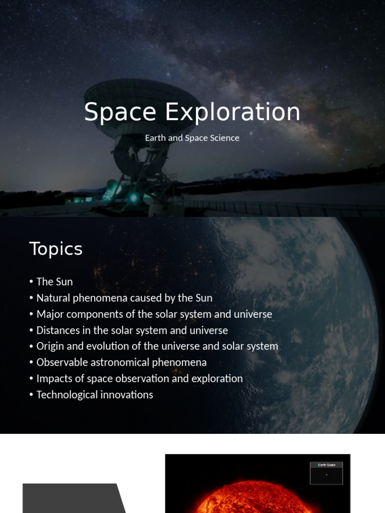 Lesson 1 Space Exploration The Sun | PDF | Sun | Astronomical Objects