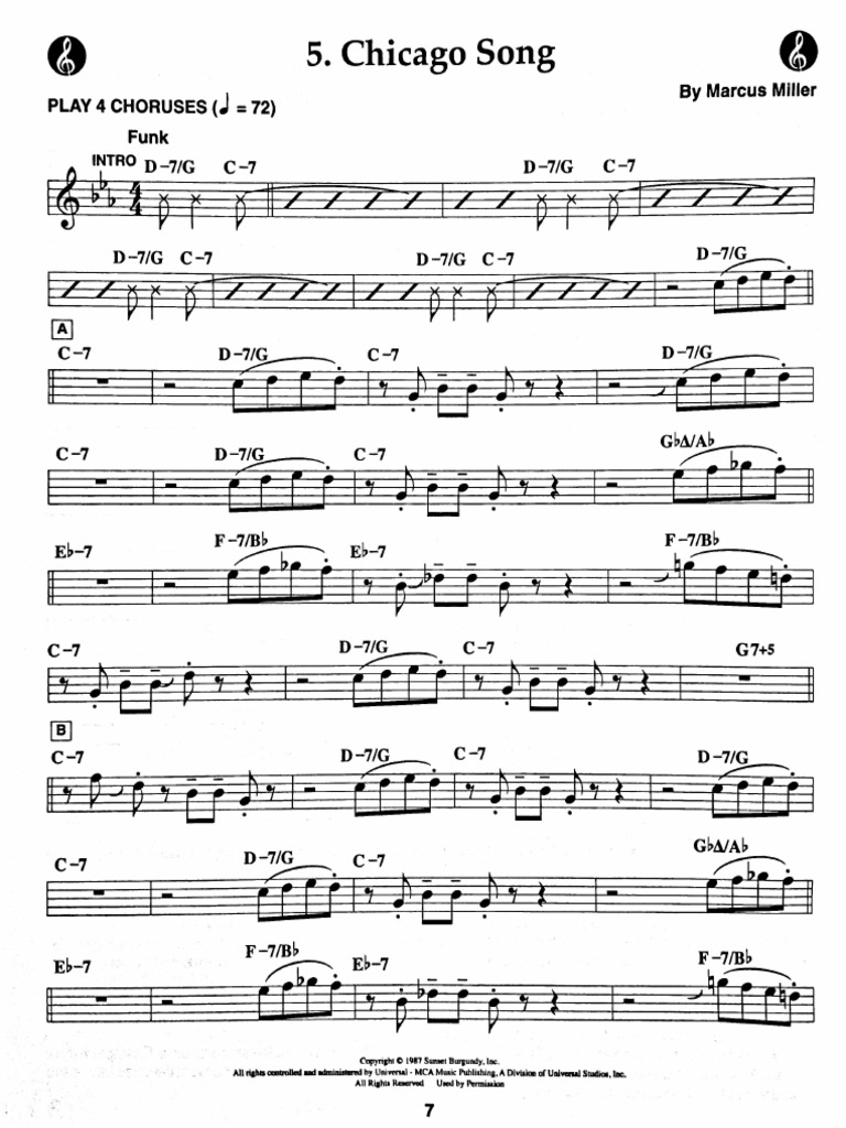 Chicago Song Concert | PDF