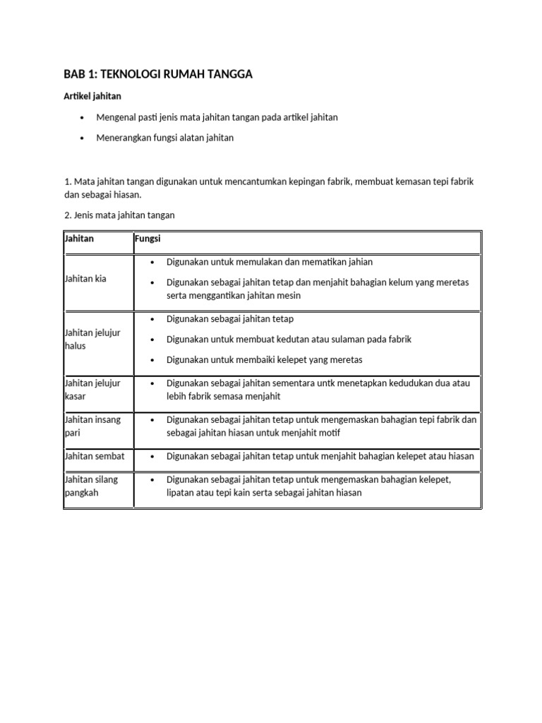 Nota Bab RBT Tahun 5 | PDF