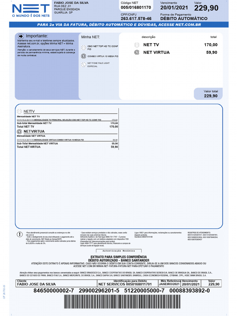 Comprovante Fabio Jose | PDF | Business | Bancos