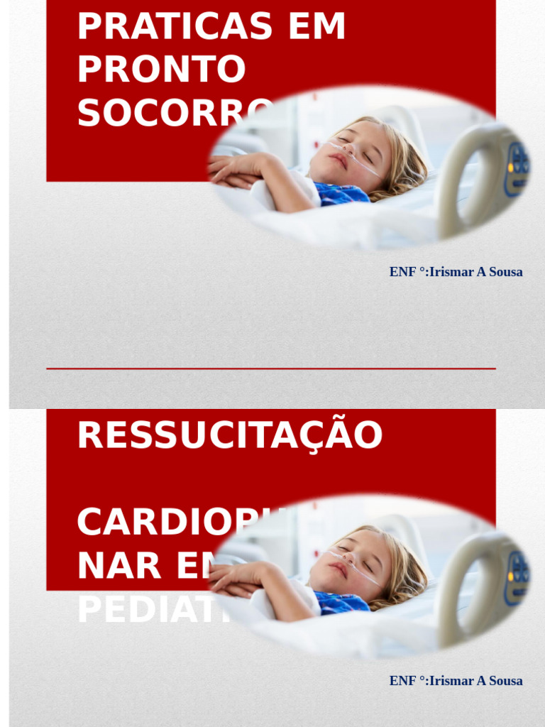 RCP Pediátrica: Guia Prático | PDF | Reanimação cardiopulmonar ...