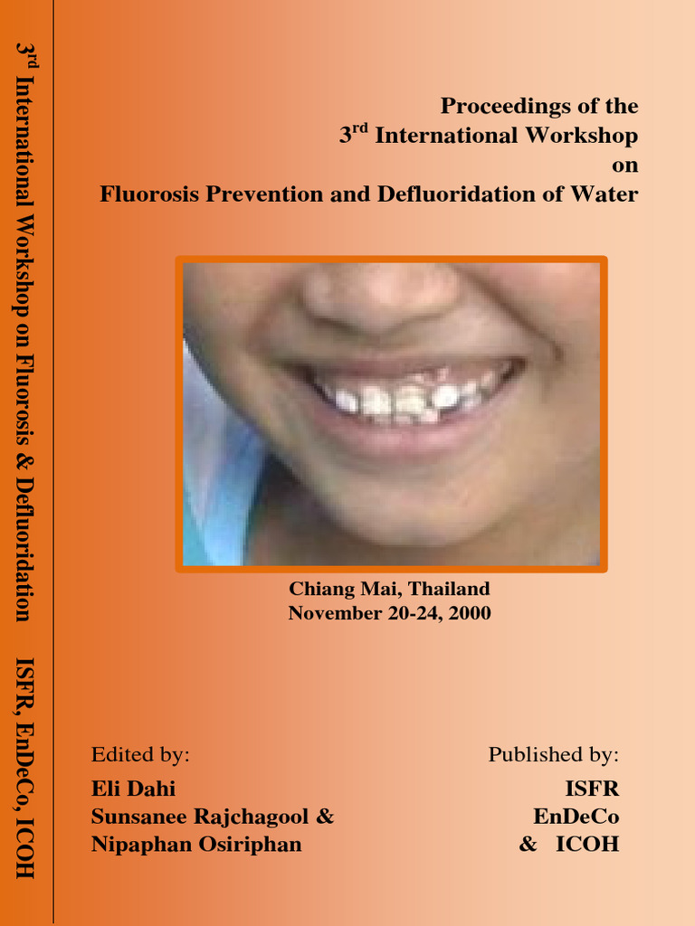 Proceedings of The 3 International Workshop On Fluorosis Prevention and ...