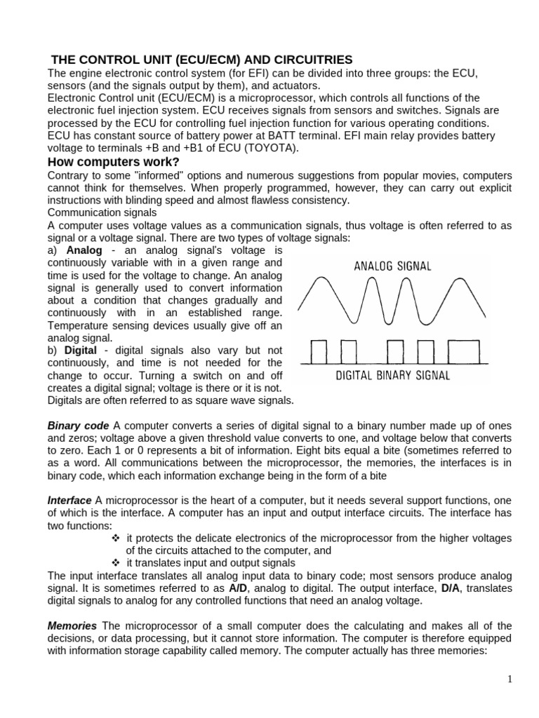 Chapter 4 (Ecu Sensor) | PDF | Read Only Memory | Throttle Chapter 4 (Ecu Sensor) | PDF | Read Only Memory | Throttle