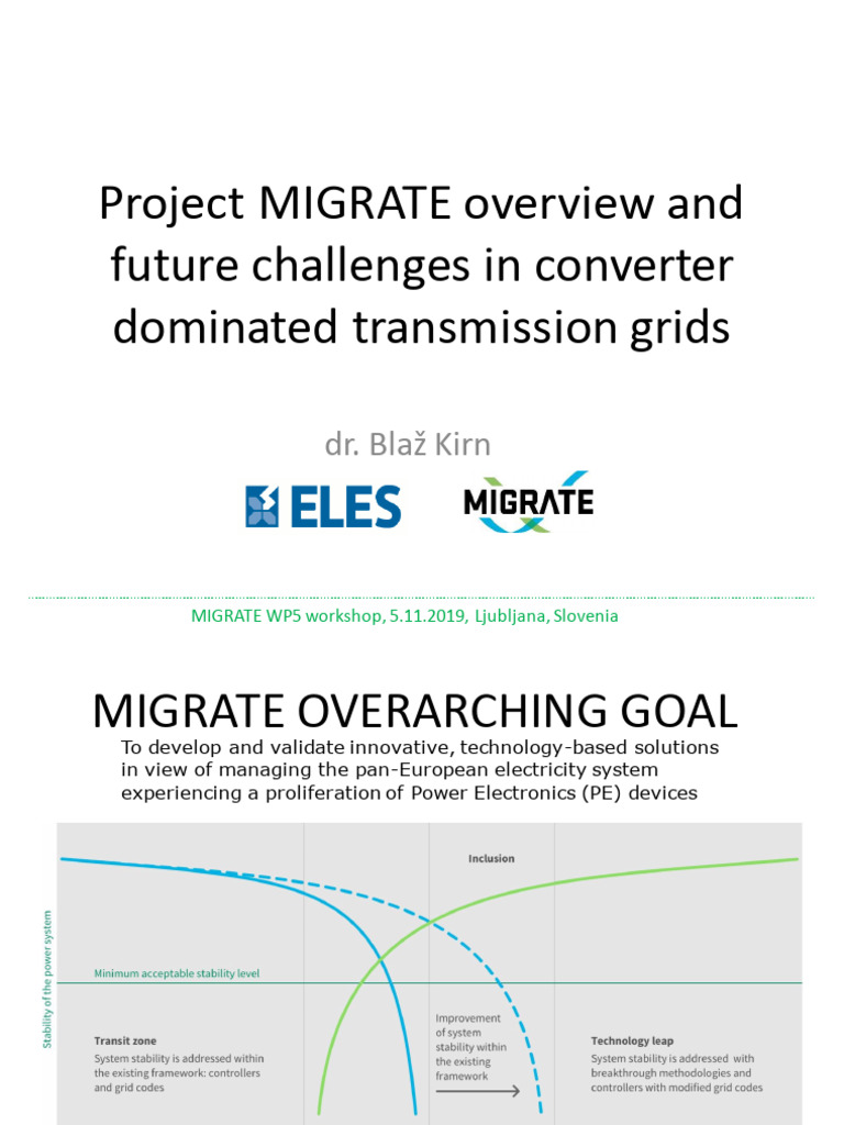 Migrate Roadshow Wp5 | PDF | Resonance | High Voltage Direct Current