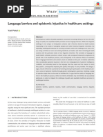 Language Barriers in Healthcare: Review | PDF