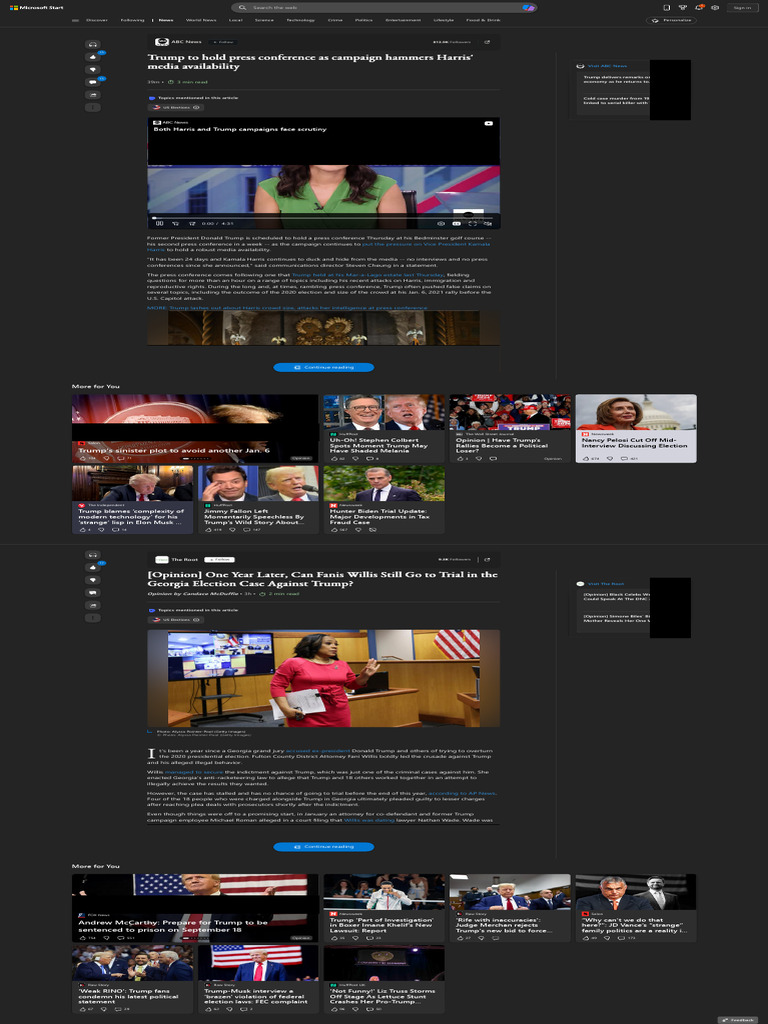 Trump To Hold Press Conference As Campaign Hammers Harris' Media ...