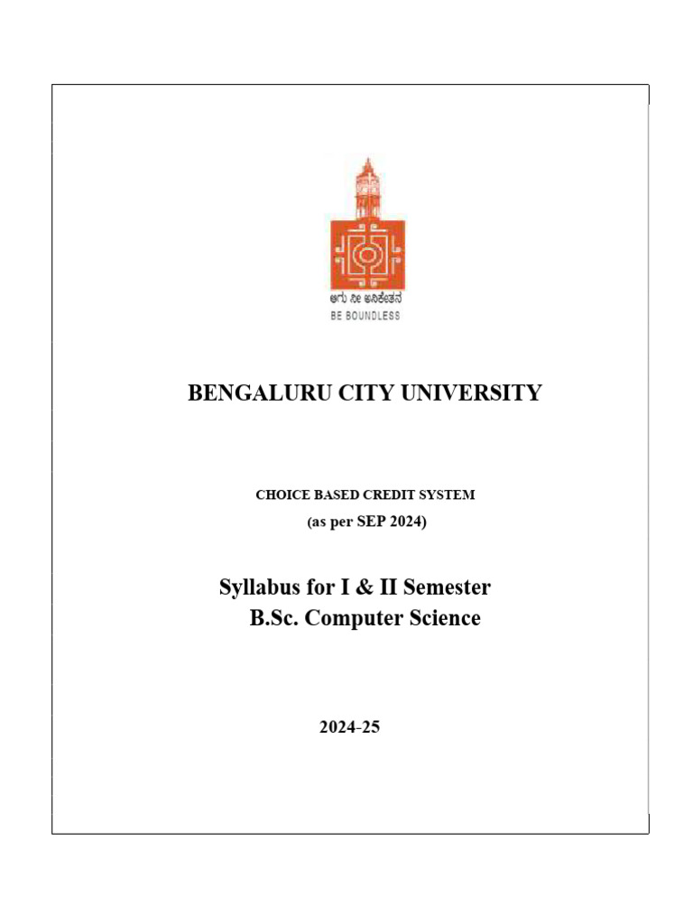 B.Sc. Computer Science UG Syllabus SEP | PDF | Artificial Intelligence | Intelligence (AI ...