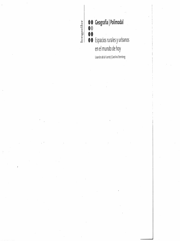Espacios Rurales y Urbanos en El Mundo de Hoy | PDF