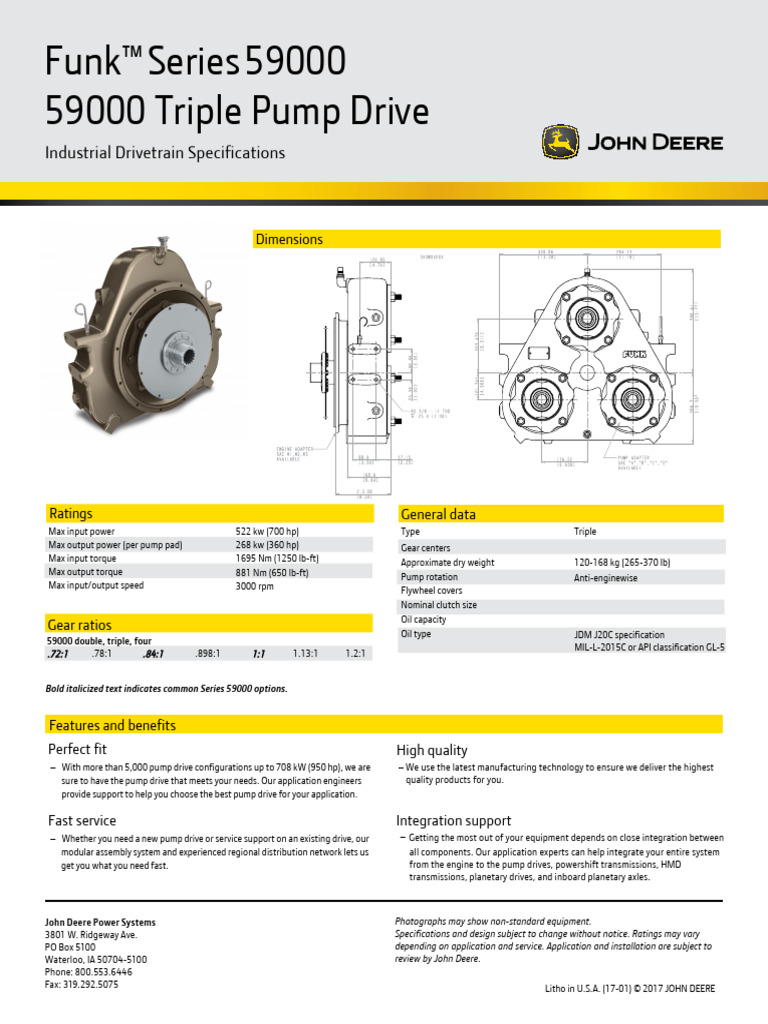 Funk-59000-Triple-Pump-Drive 2 | PDF | Horsepower | Pump