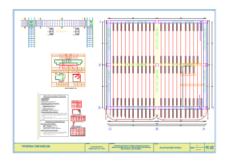 Plano de Estructuras | PDF