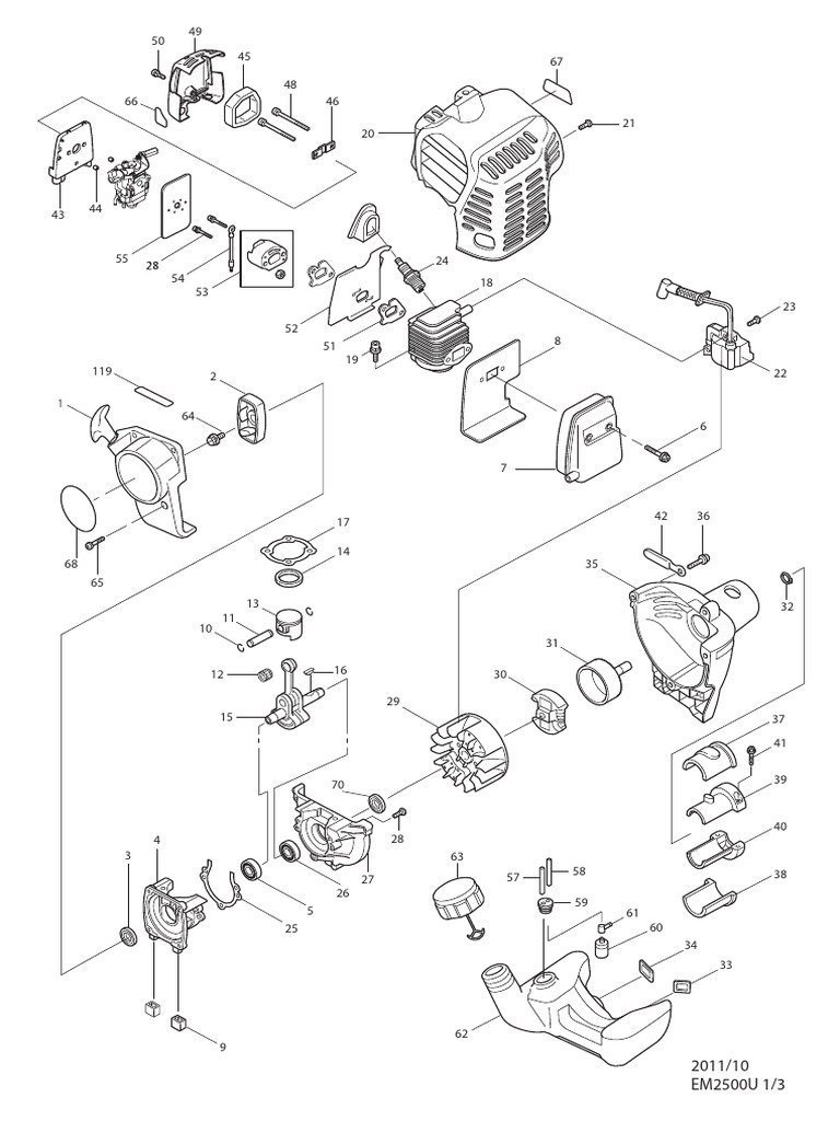 Stihl FS 94 R Parts Diagram PDF | PDF | Screw | Piston