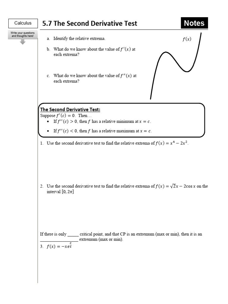 Calc 5.7 Packet | PDF | Mathematical Logic | Differential Calculus